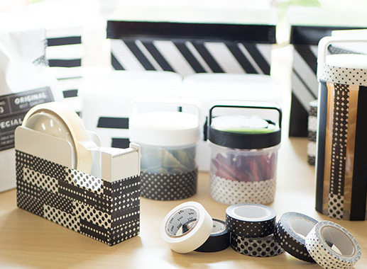 マスキングテープでスタイリッシュなDIY！「モノトーンアレンジ」8連発 | kufura（クフラ）小学館公式