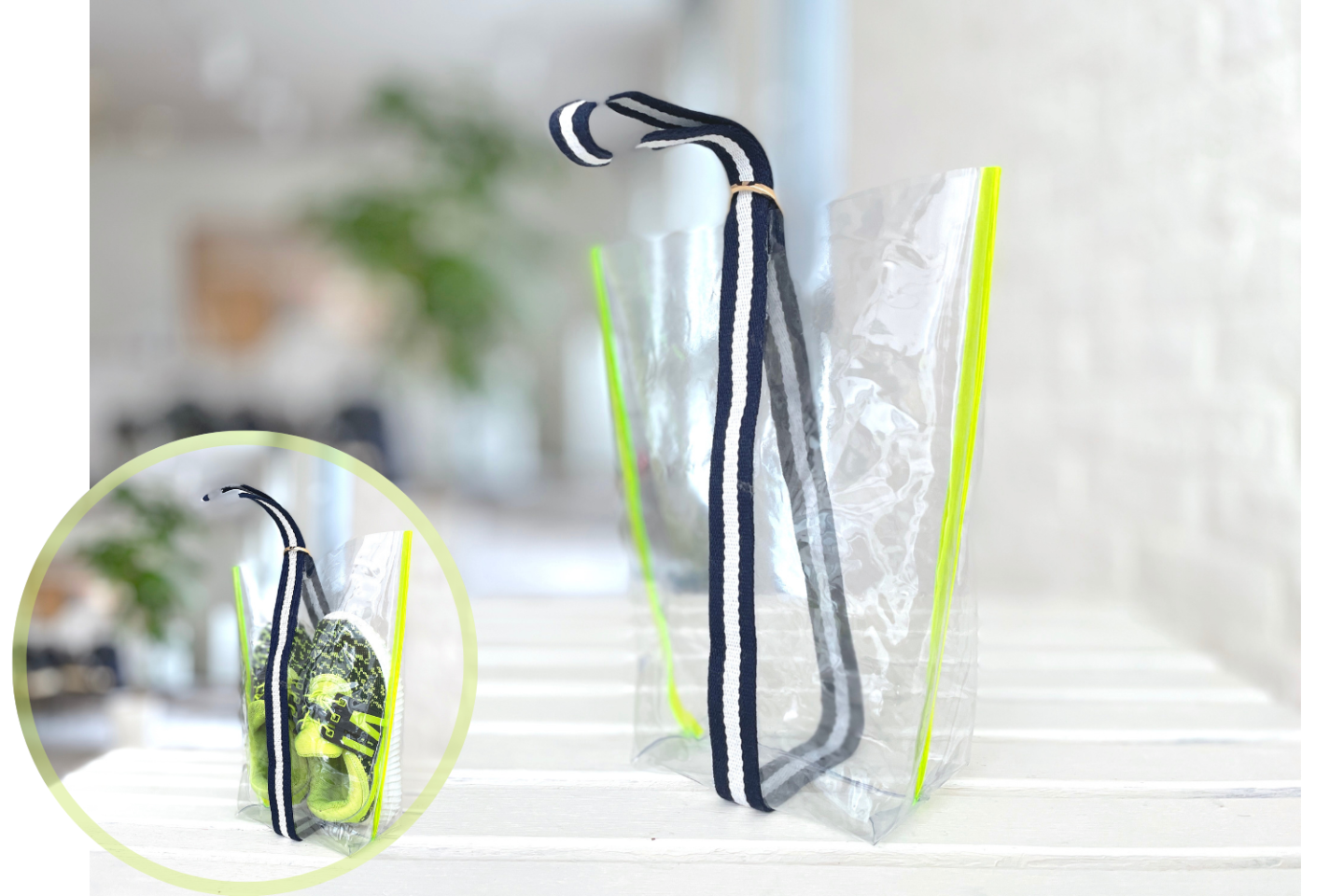 【材料は100均！】カードケースで作る「クリアシューズバッグ」がセンスいい！ | kufura（クフラ）小学館公式